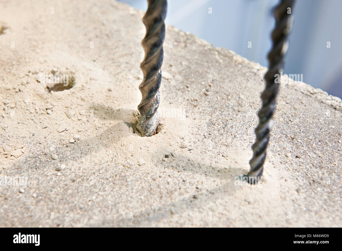 Drill bit for drilling of concrete Stock Photo - Alamy