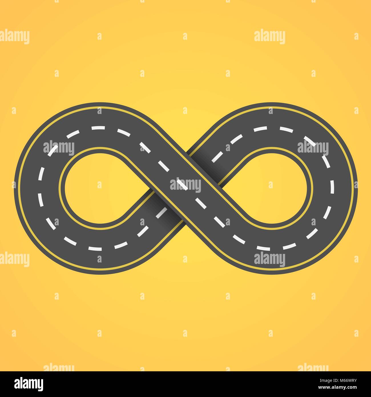 Endless road highway straight Stock Vector Images - Alamy