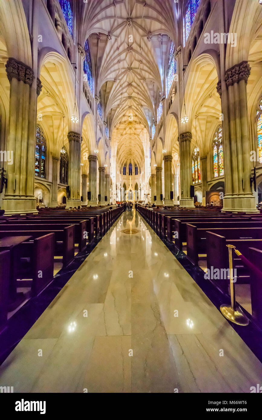 St. Patrick's Cathedral Manhattan New York, New York, USA Stock Photo ...