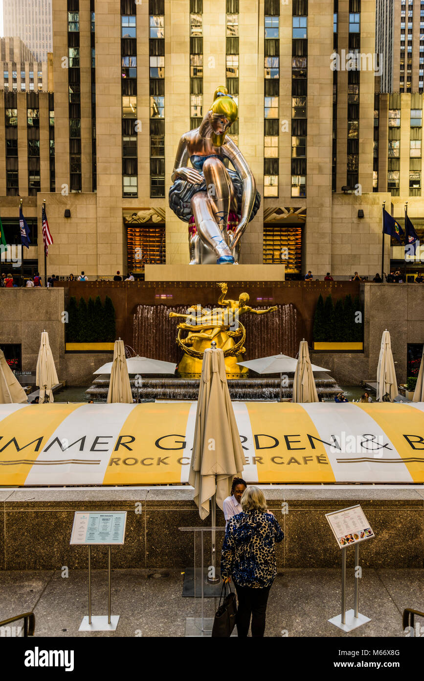 Rockefeller Center Manhattan New York, New York, USA Stock Photo - Alamy
