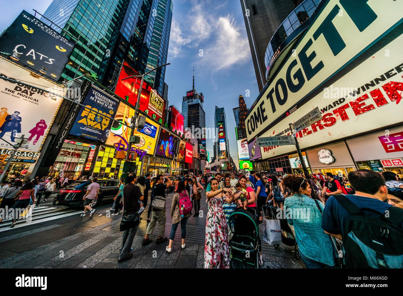 Times Square Theater District Manhattan New York, New York, USA Stock ...