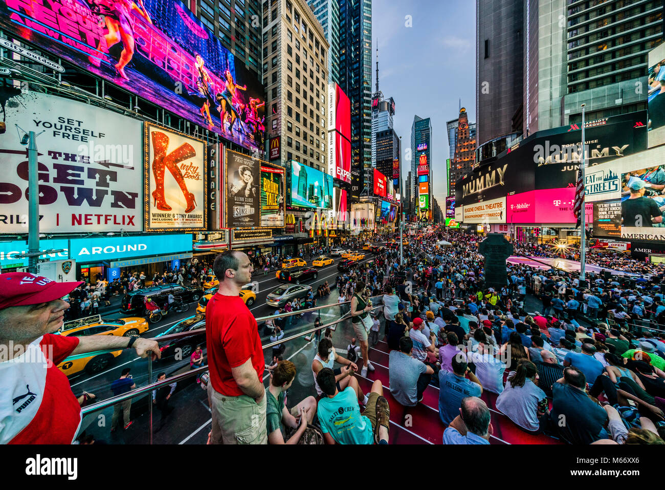 Times Square Theater District Manhattan New York, New York, USA Stock ...