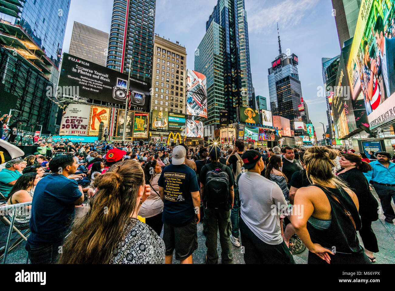 Times Square Theater District Manhattan New York, New York, USA Stock ...