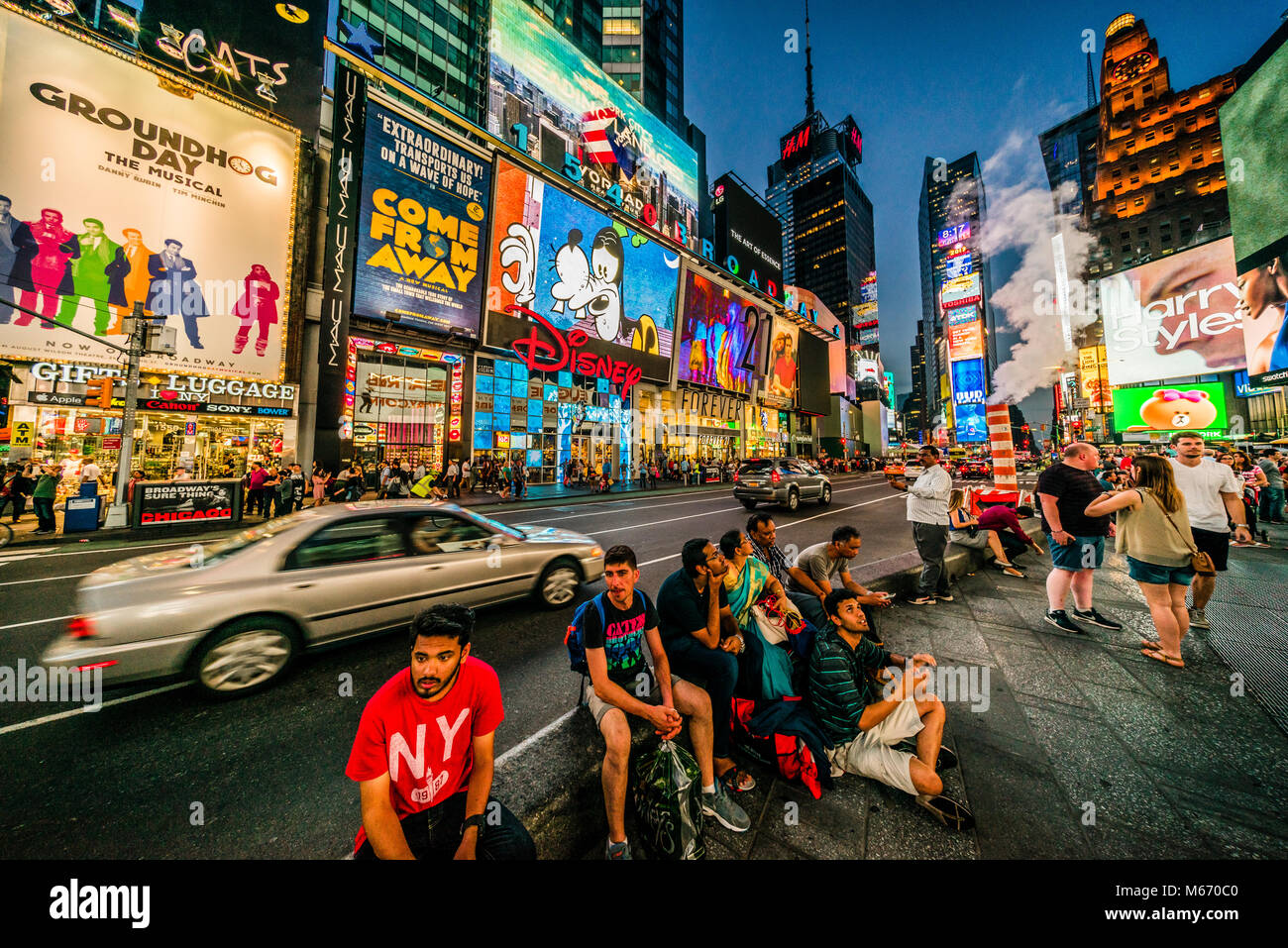 Times Square Theater District Manhattan New York, New York, USA Stock ...