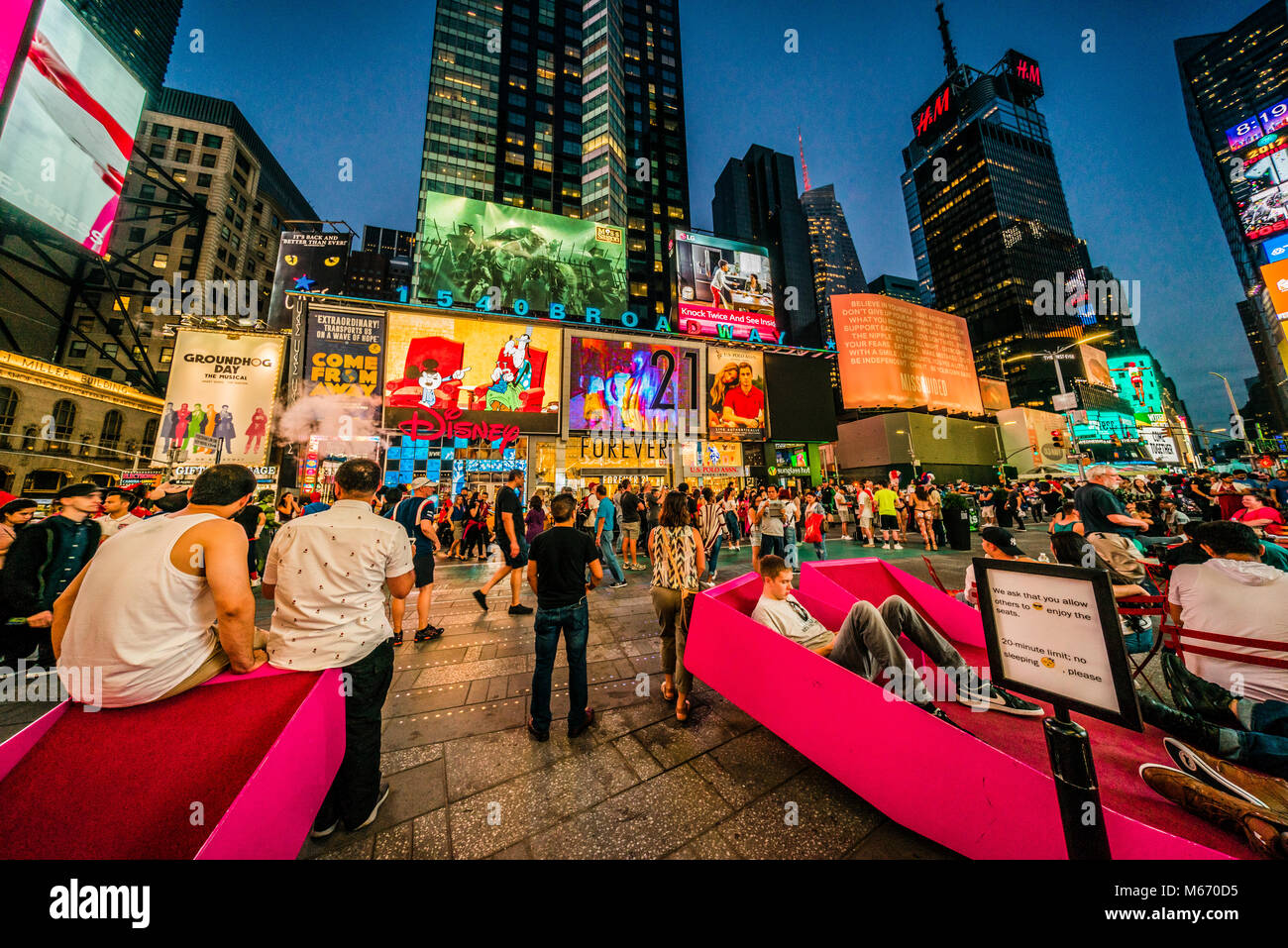 Times Square Theater District Manhattan New York, New York, USA Stock ...
