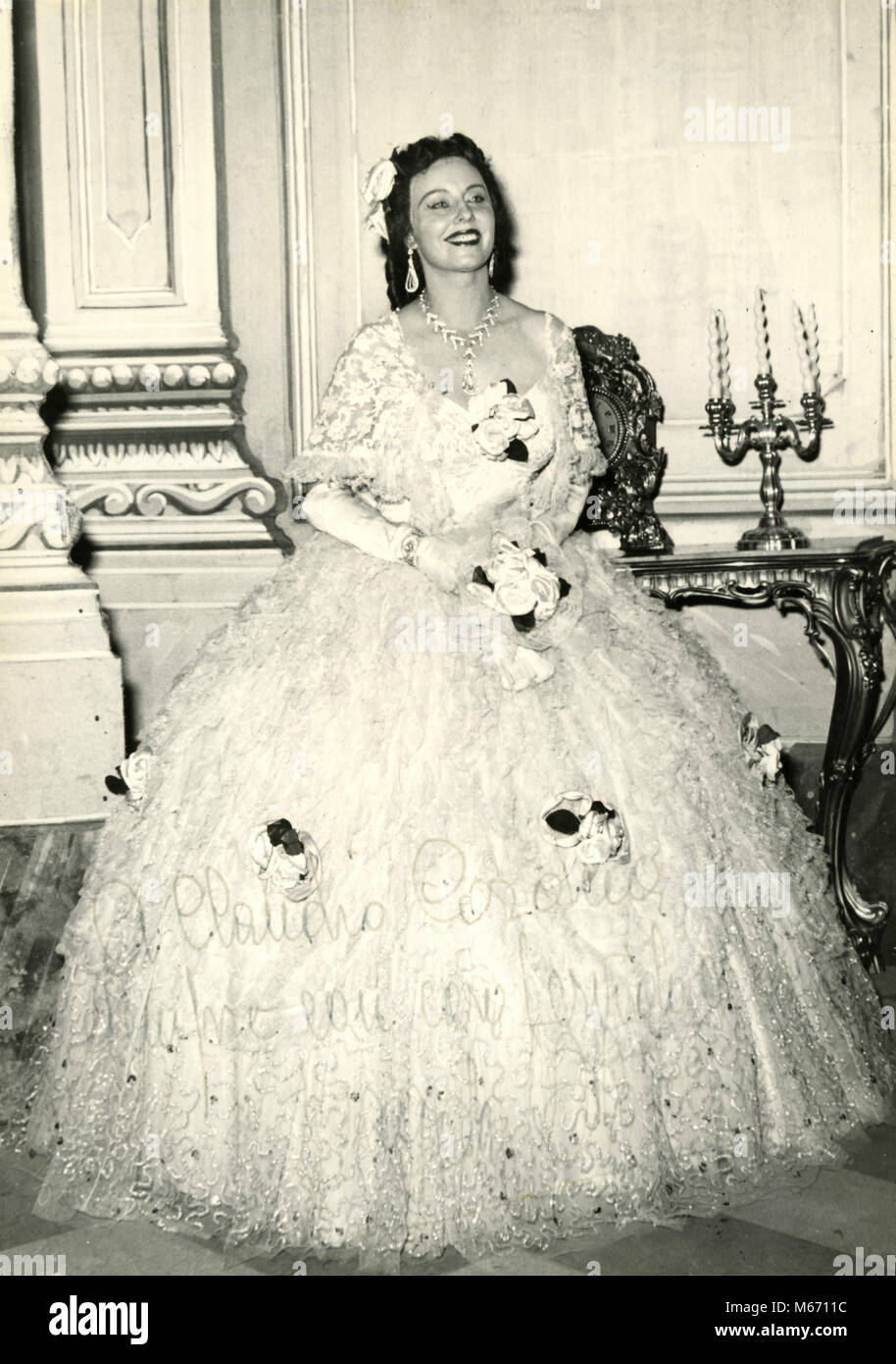 Italian operatic soprano Magda Olivero Stock Photo - Alamy