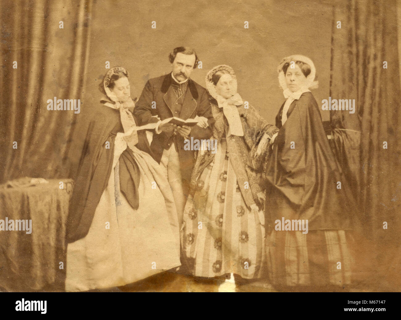 Actors staging at theatre, Italy 1880s Stock Photo - Alamy