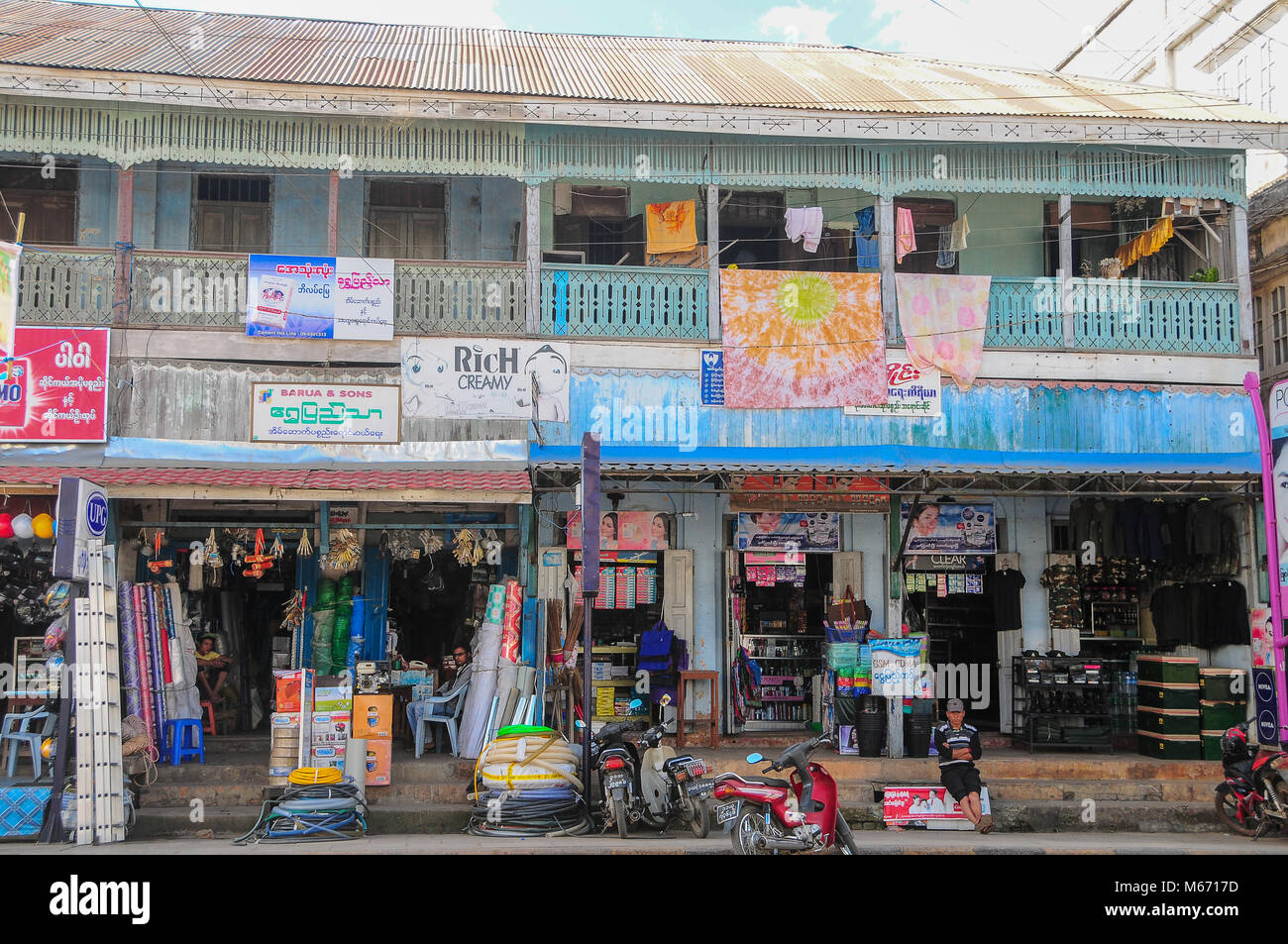 Pyin Oo Lwin, Shan State, Myanmar - November 18 2014. Colonial-style ...