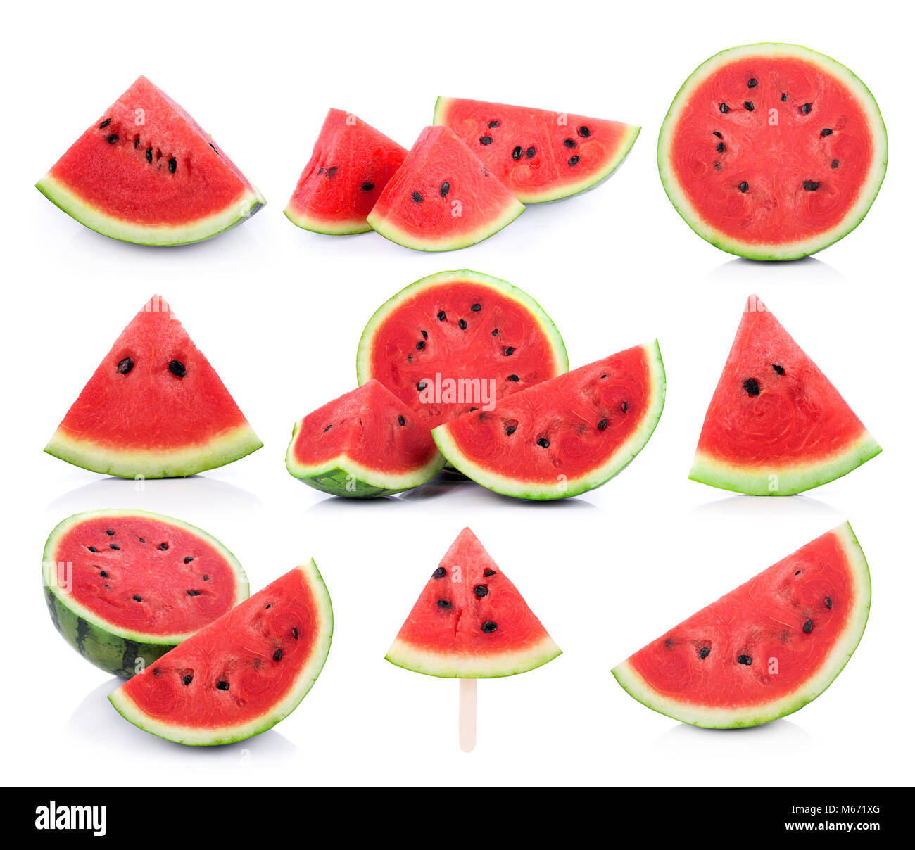 watermelon isolated on white background Stock Photo - Alamy