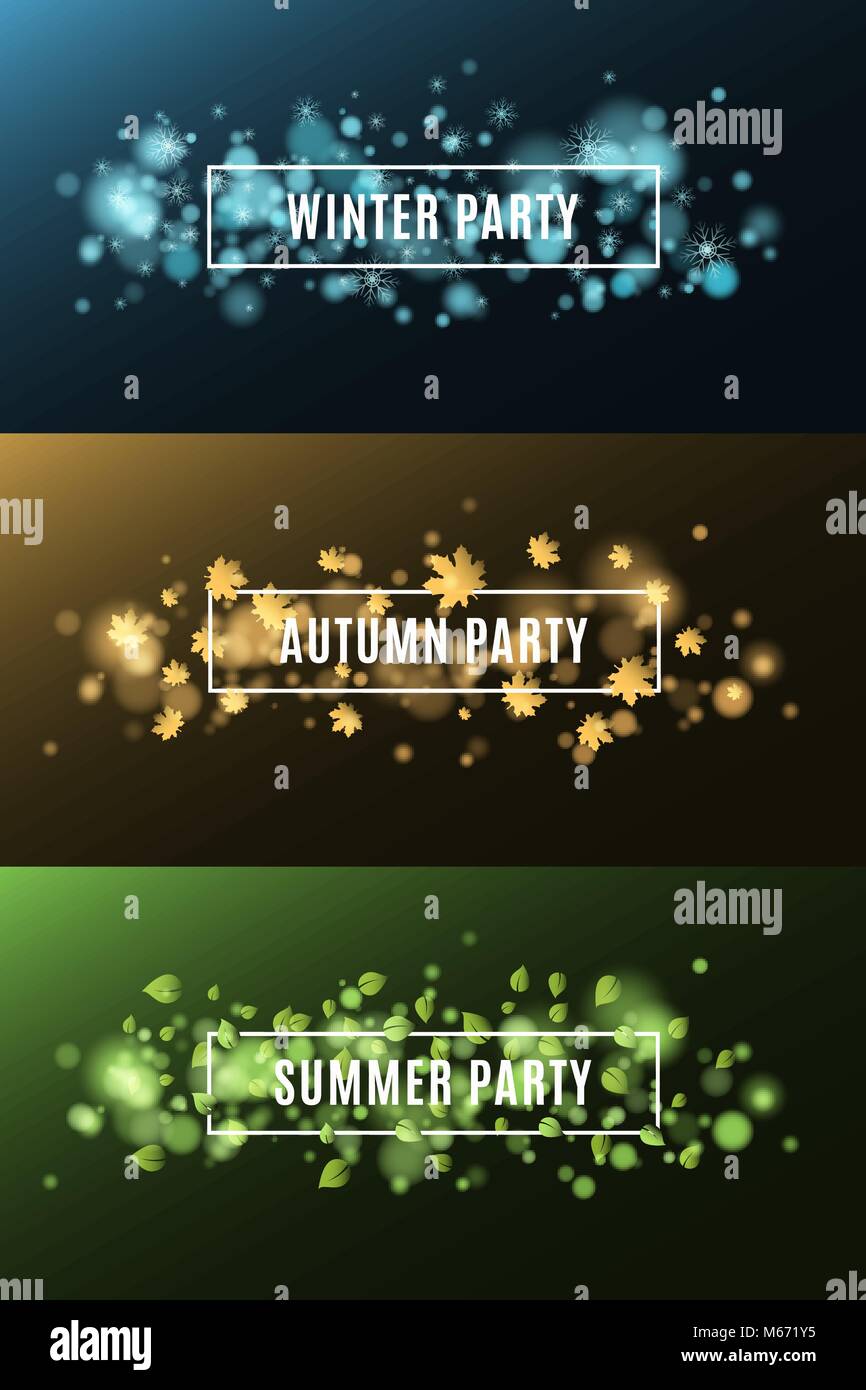 Christmas party lights Stock Vector Images - Alamy