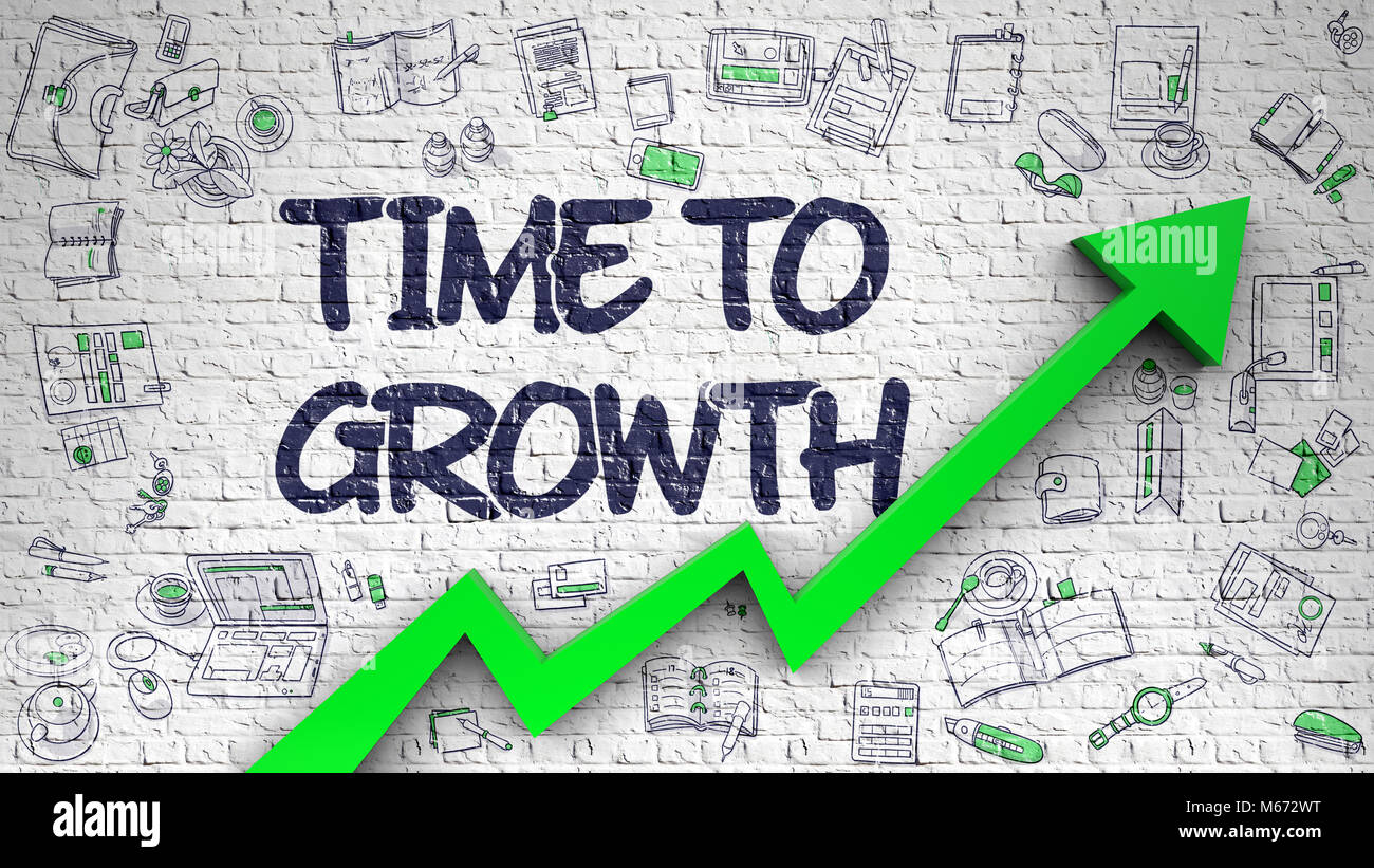 Time growth concept motivate hi-res stock photography and images - Alamy
