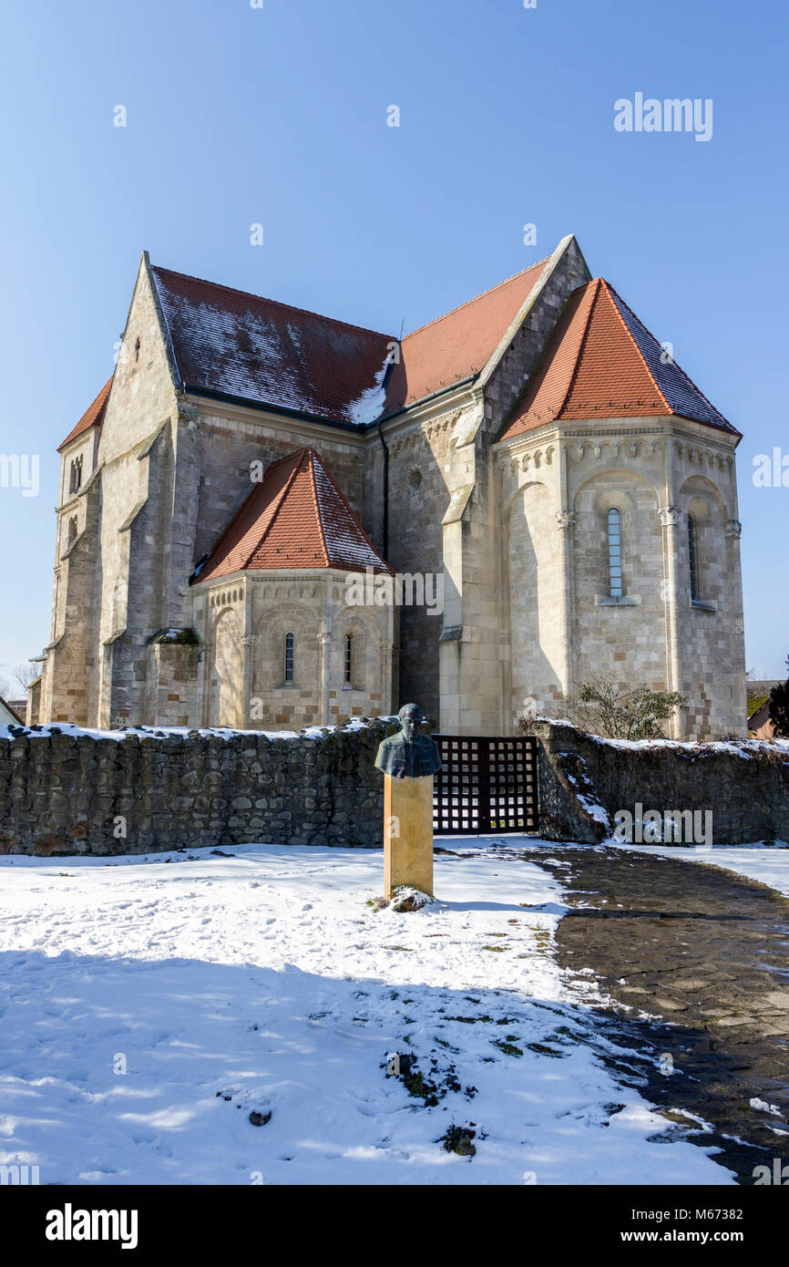 The Romanesque monastery church of Ocsa, Hungary Stock Photo - Alamy