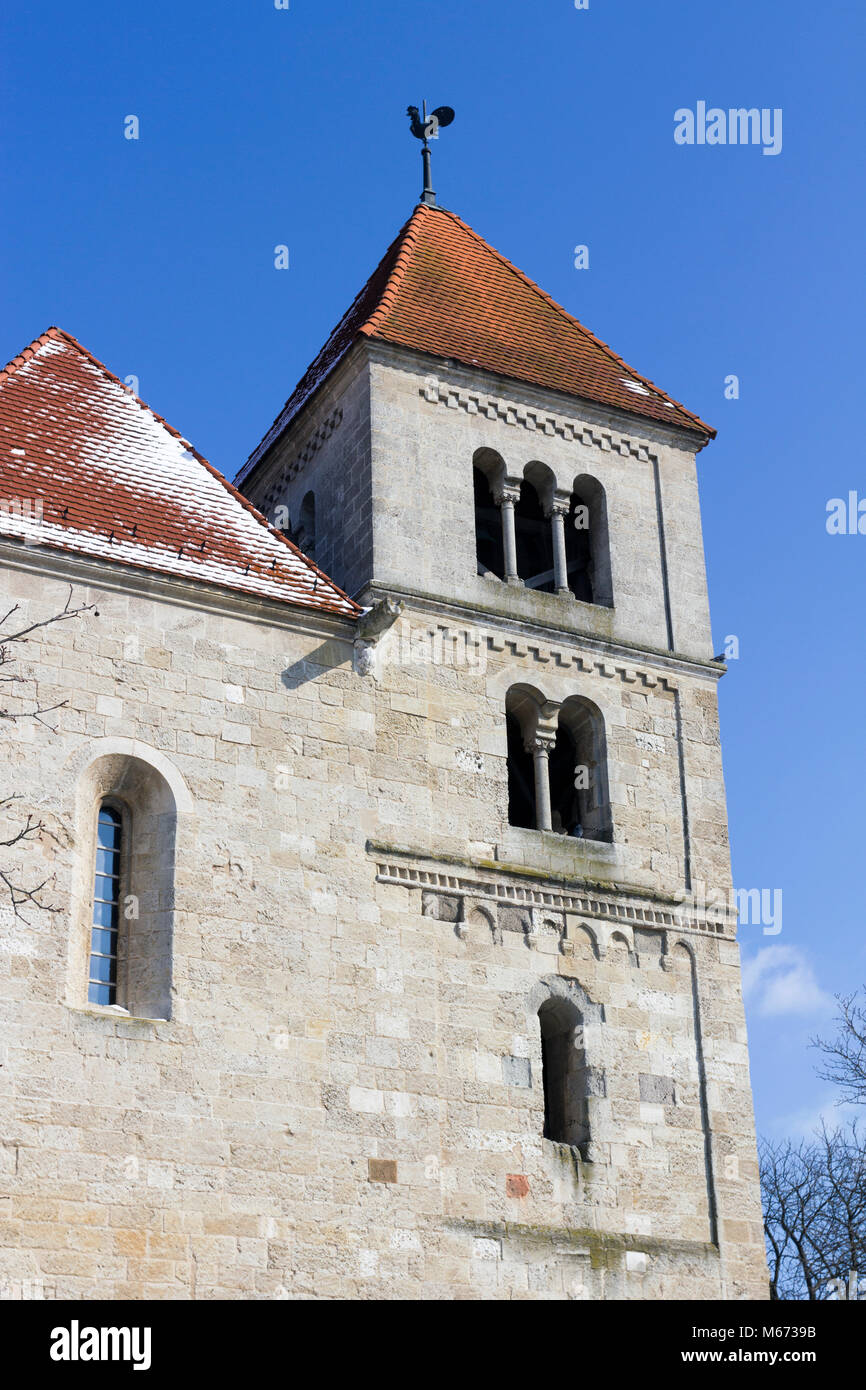 The Romanesque monastery church of Ocsa, Hungary Stock Photo - Alamy