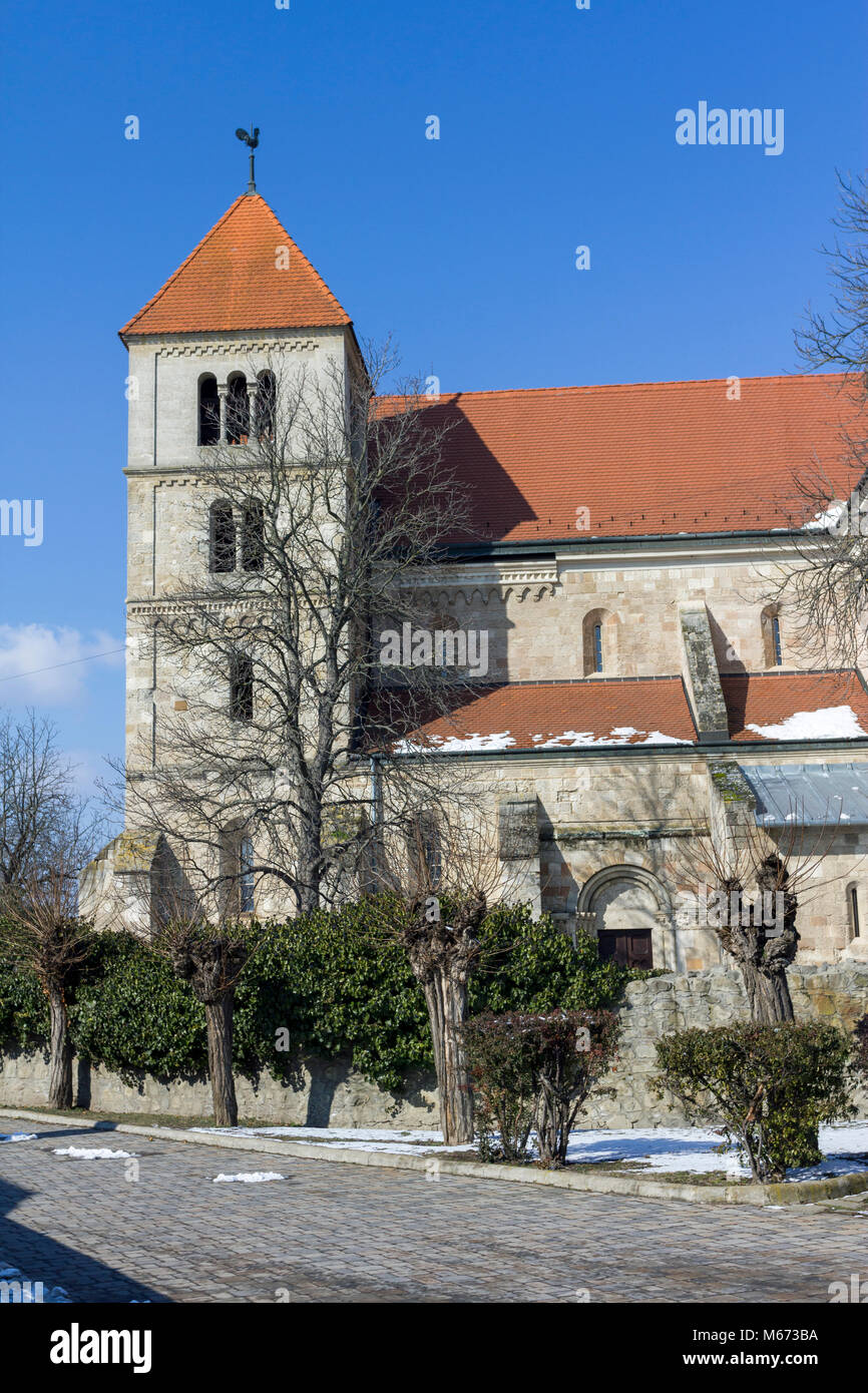 The Romanesque monastery church of Ocsa, Hungary Stock Photo - Alamy