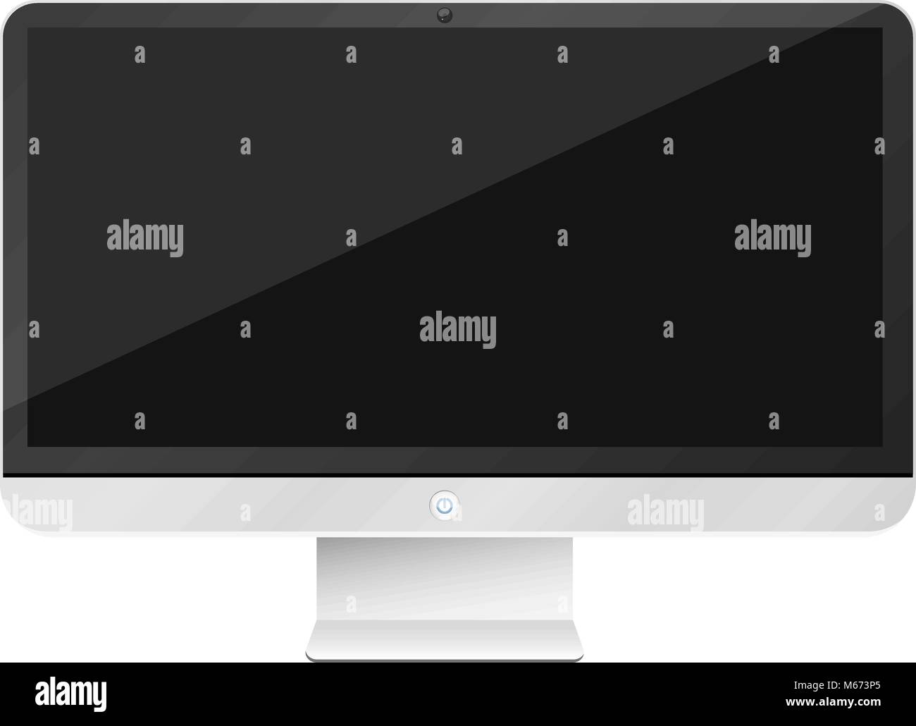 Pc monitor screen Black and White Stock Photos & Images - Alamy