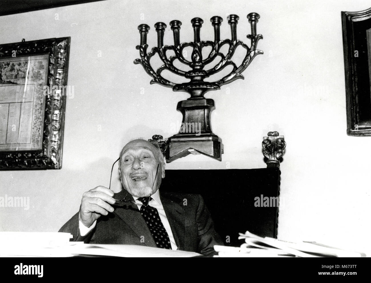Rabbi Elio Toaff, Rome, Italy Stock Photo - Alamy