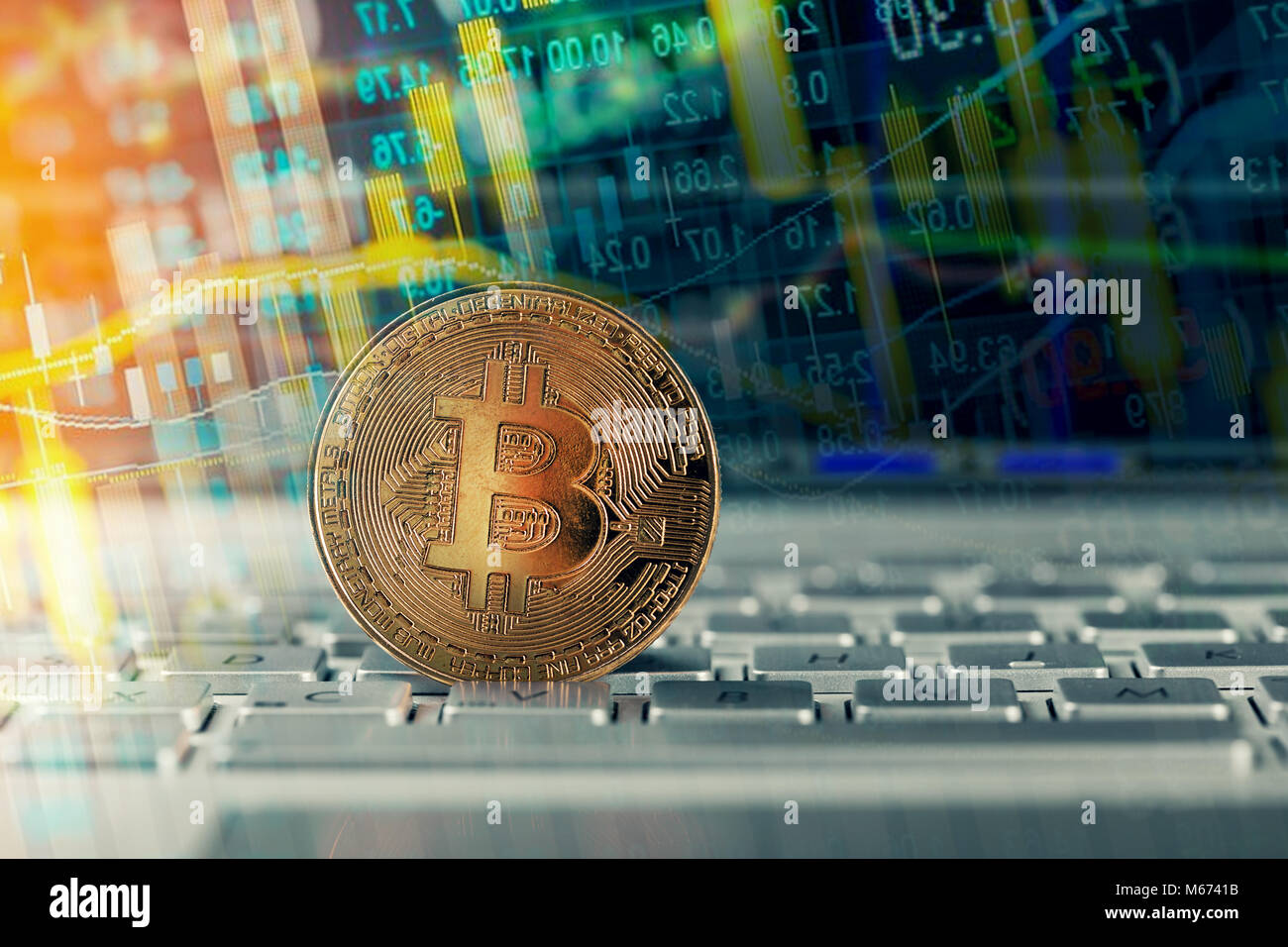 Cryptocurrency mining bitcoin coin hi-res stock photography and images ...