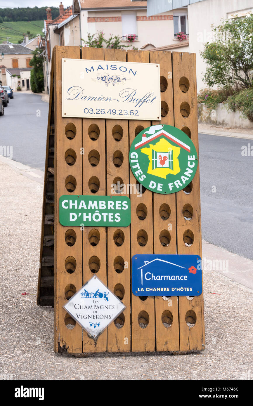 Road sign Sacy Reims Marne Grand Est France Stock Photo - Alamy