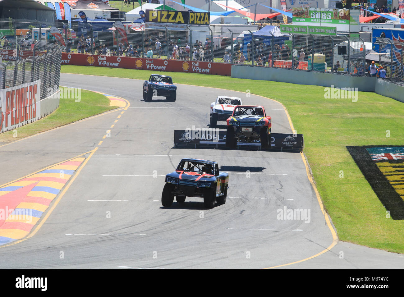Adelaide Australia 1st March 2018. 650 horsepower Stadium Super Trucks ...