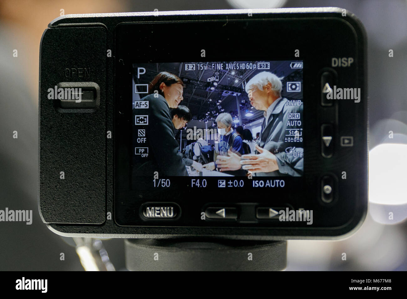 Yokohama, Japan. 1st Mar, 2018. A tiny camera Sony RX0 on display at ...