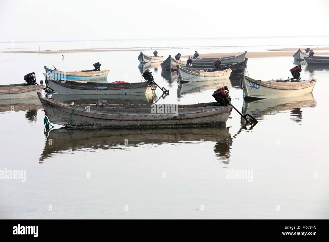 Rongchen, Rongchen, China. 1st Mar, 2018. Rongcheng, CHINA-1st March 2018: Morning scenery of ...