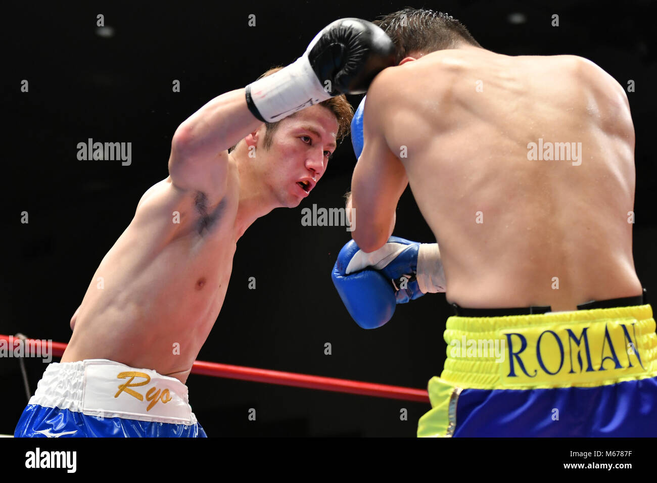 (L-R) Ryo Matsumoto (JPN), Daniel Roman (USA), FEBRUARY 28, 2018 ...