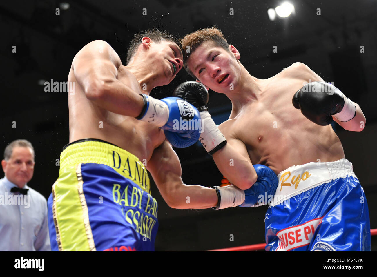 (L-R) Daniel Roman (USA), Ryo Matsumoto (JPN), FEBRUARY 28, 2018 ...