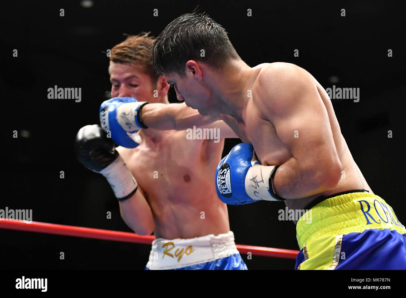 (L-R) Ryo Matsumoto (JPN), Daniel Roman (USA), FEBRUARY 28, 2018 ...