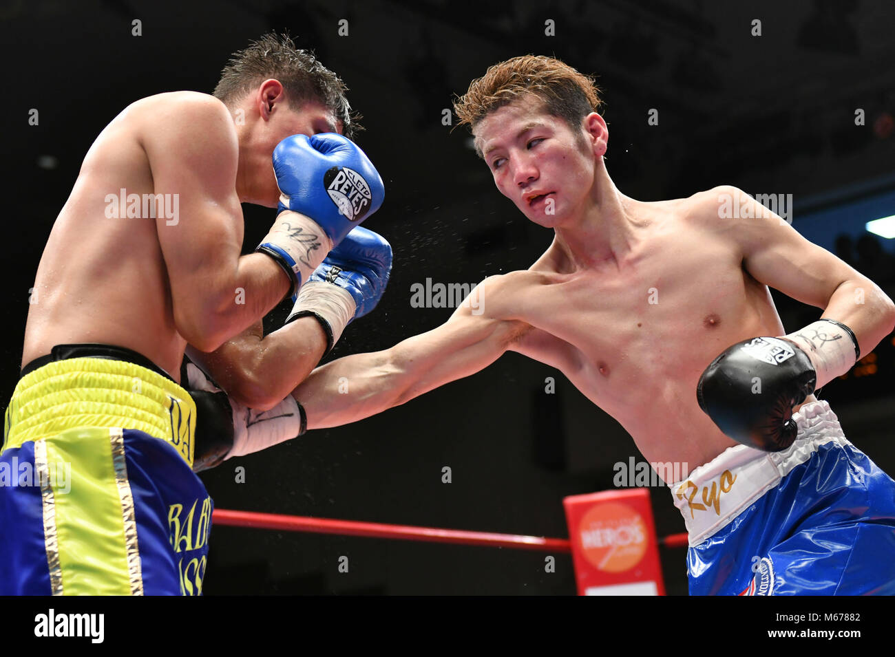 (L-R) Daniel Roman (USA), Ryo Matsumoto (JPN), FEBRUARY 28, 2018 ...