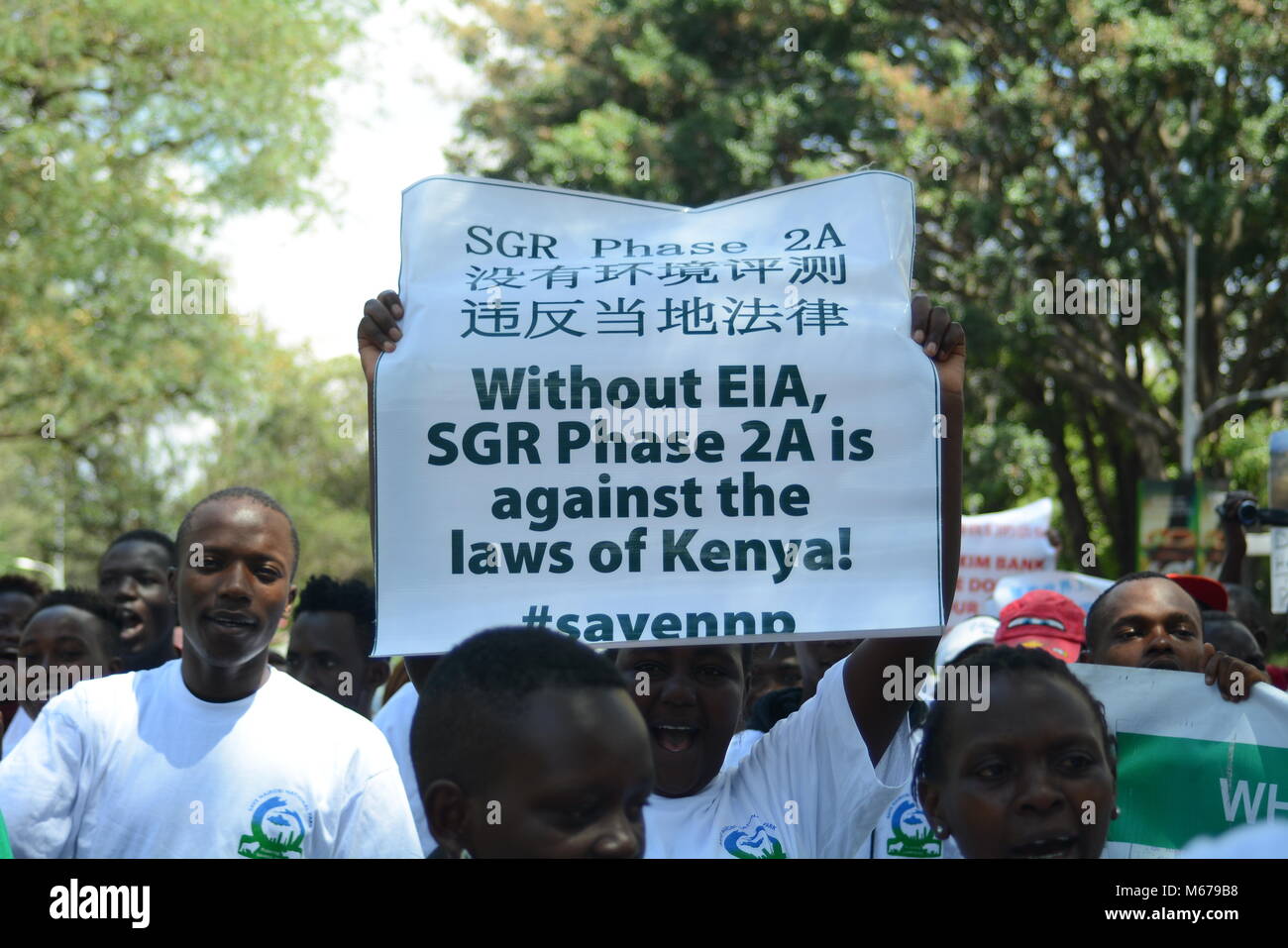 Nairobi, Nairobi, Kenya. 1st Mar, 2018. Protesters took to the streets ...