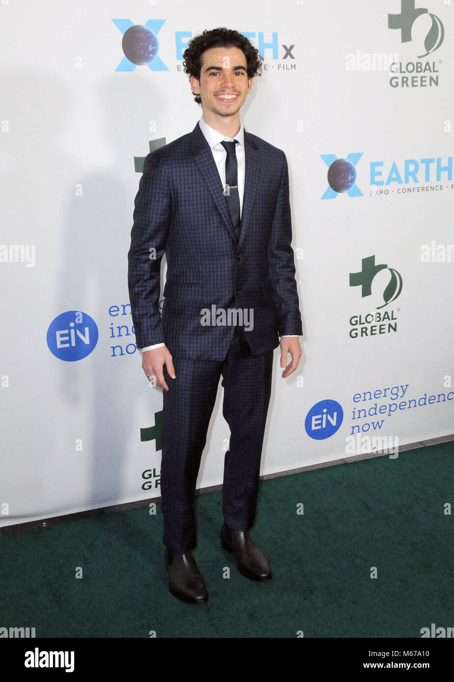 Los Angeles, USA. 28th Feb, 2018. Actor Cameron Boyce attends the 15th ...
