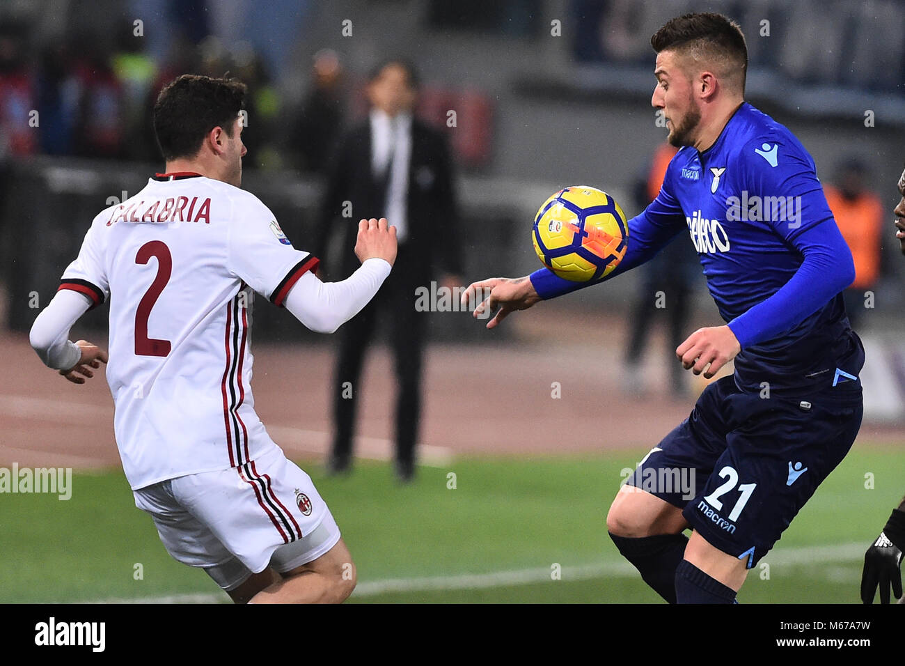 Rome, Italy. 01st Mar, 2018. Tim Cup Lazio Milan-Olimpic Stadium-Rome ...