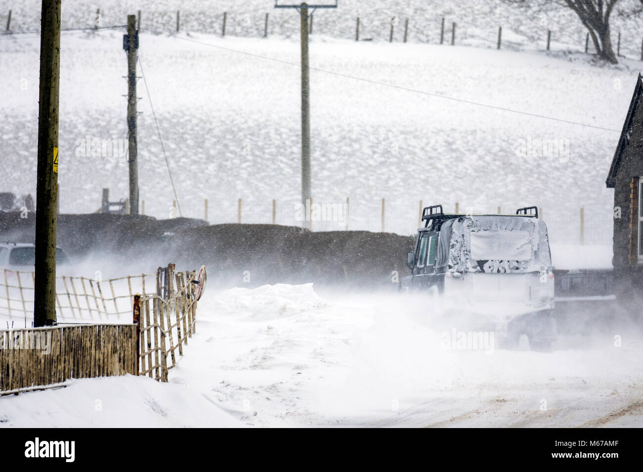Storm Emma and the Beast from the Beast created hazardous road ...