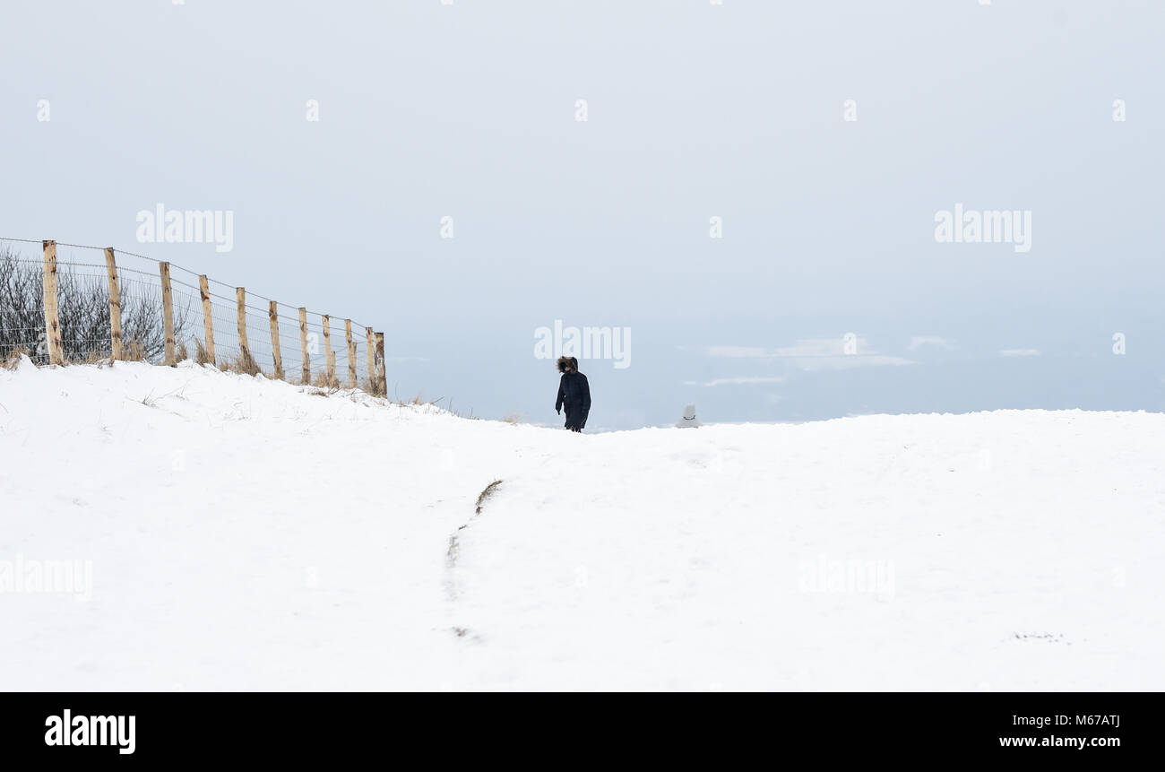 Ditchling Beacon South Downs Winter High Resolution Stock Photography ...