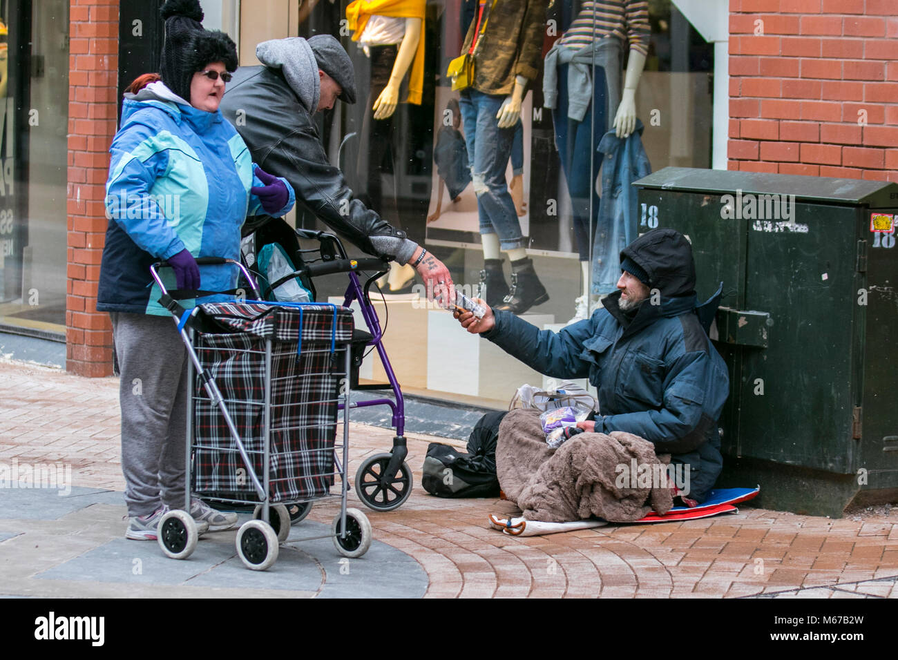 Homeless Tramp Vagrant Sleeping Rough High Resolution Stock Photography ...