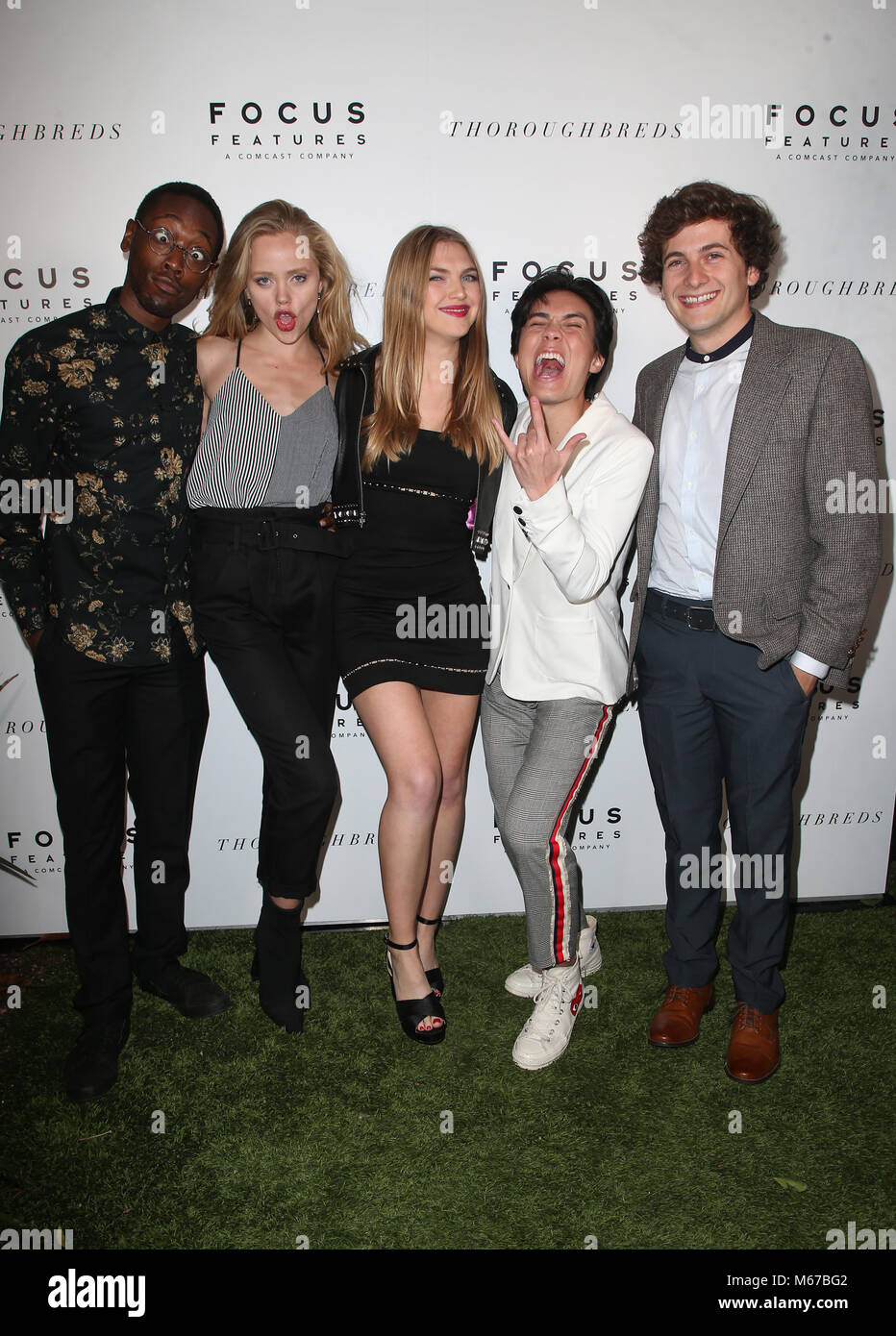 West Hollywood, Ca. 28th Feb, 2018. Adwin Brown, Annalisa Cochrane ...