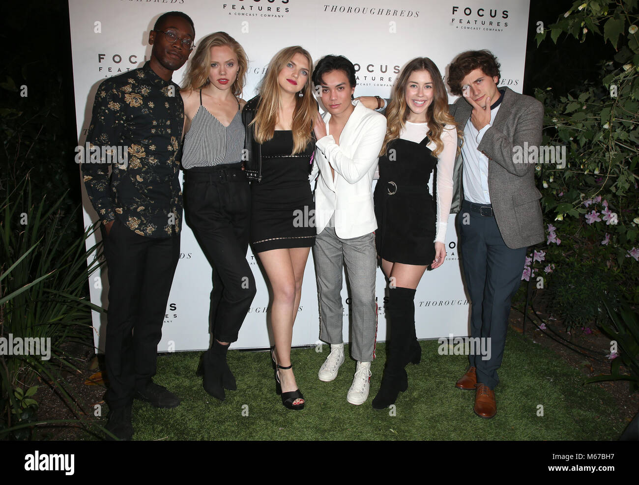 West Hollywood, Ca. 28th Feb, 2018. Adwin Brown, Annalisa Cochrane ...