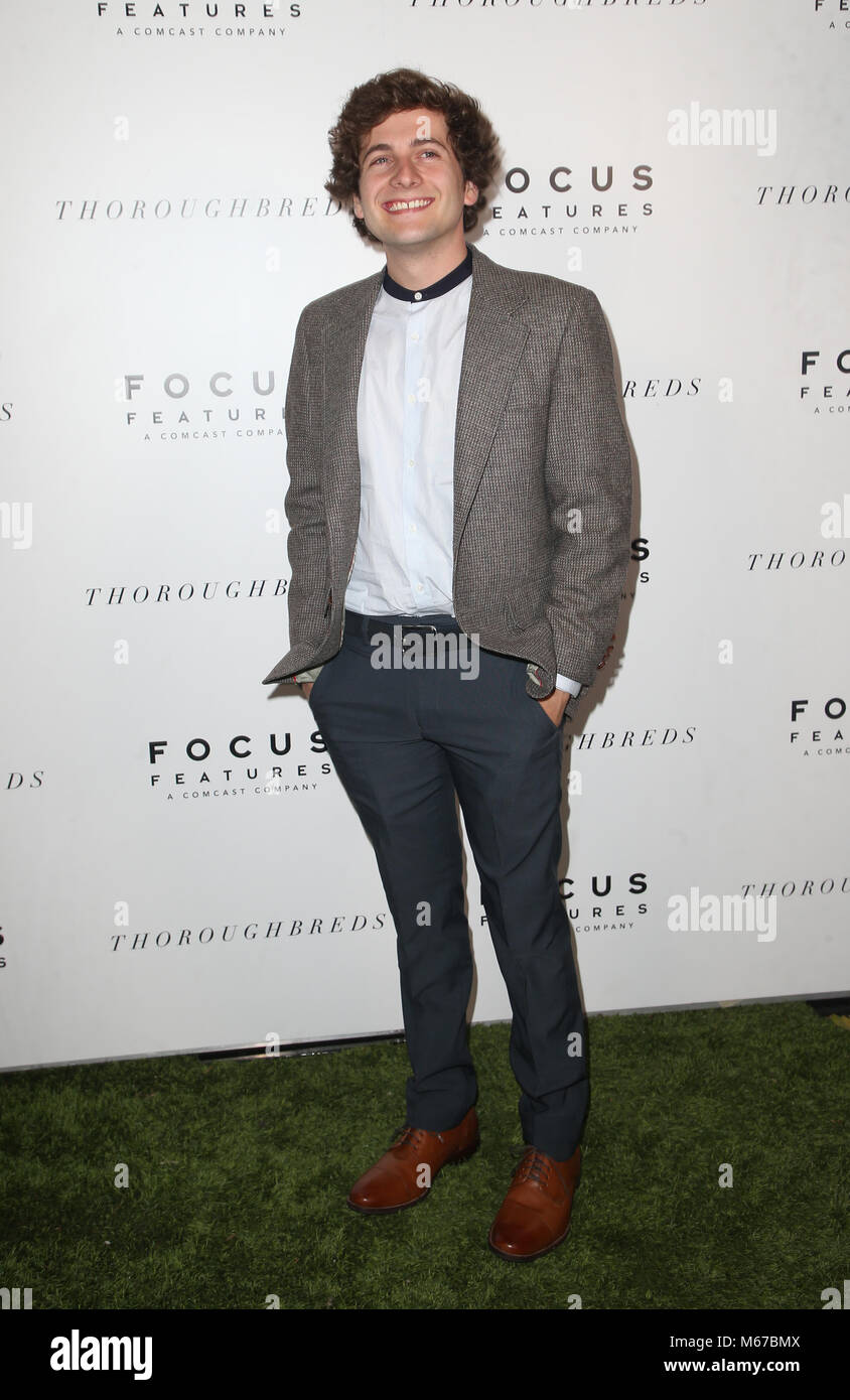 West Hollywood, Ca. 28th Feb, 2018. Jeremy Culhane, at Premiere Of ...