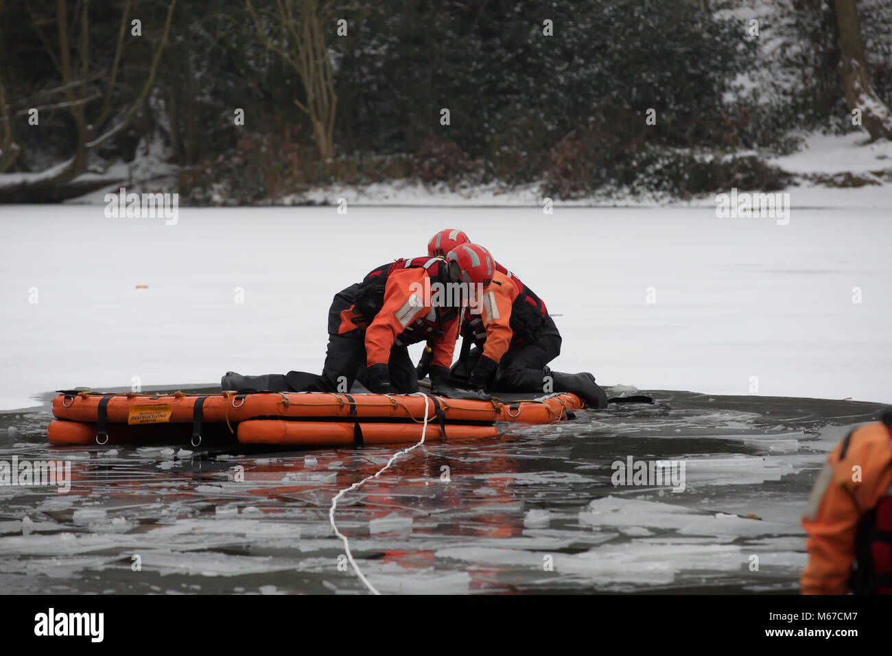 Rescue dog in raft hi-res stock photography and images - Alamy