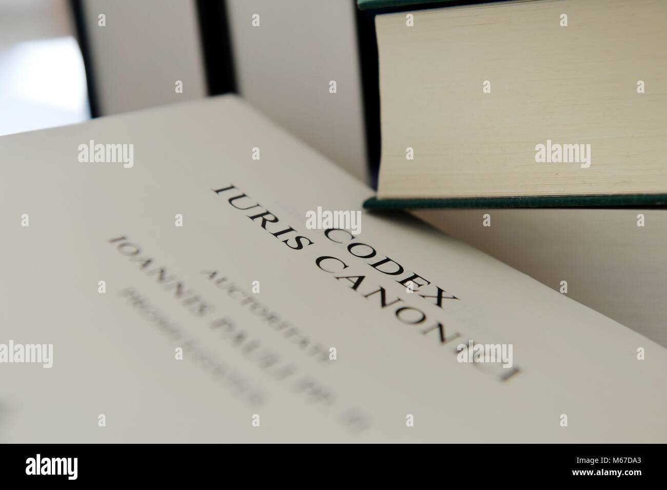 The book Codex Iuris Canonici, Germany, city of Osterode, 28. February ...