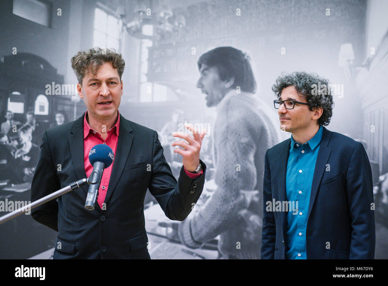 01 March 2018, Germany, Wolfsburg: The director of the art museum, Ralf ...