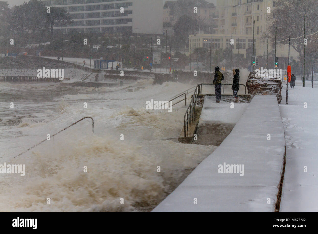 Storm Emma arrives to be met by the cold air from the Beast from the ...