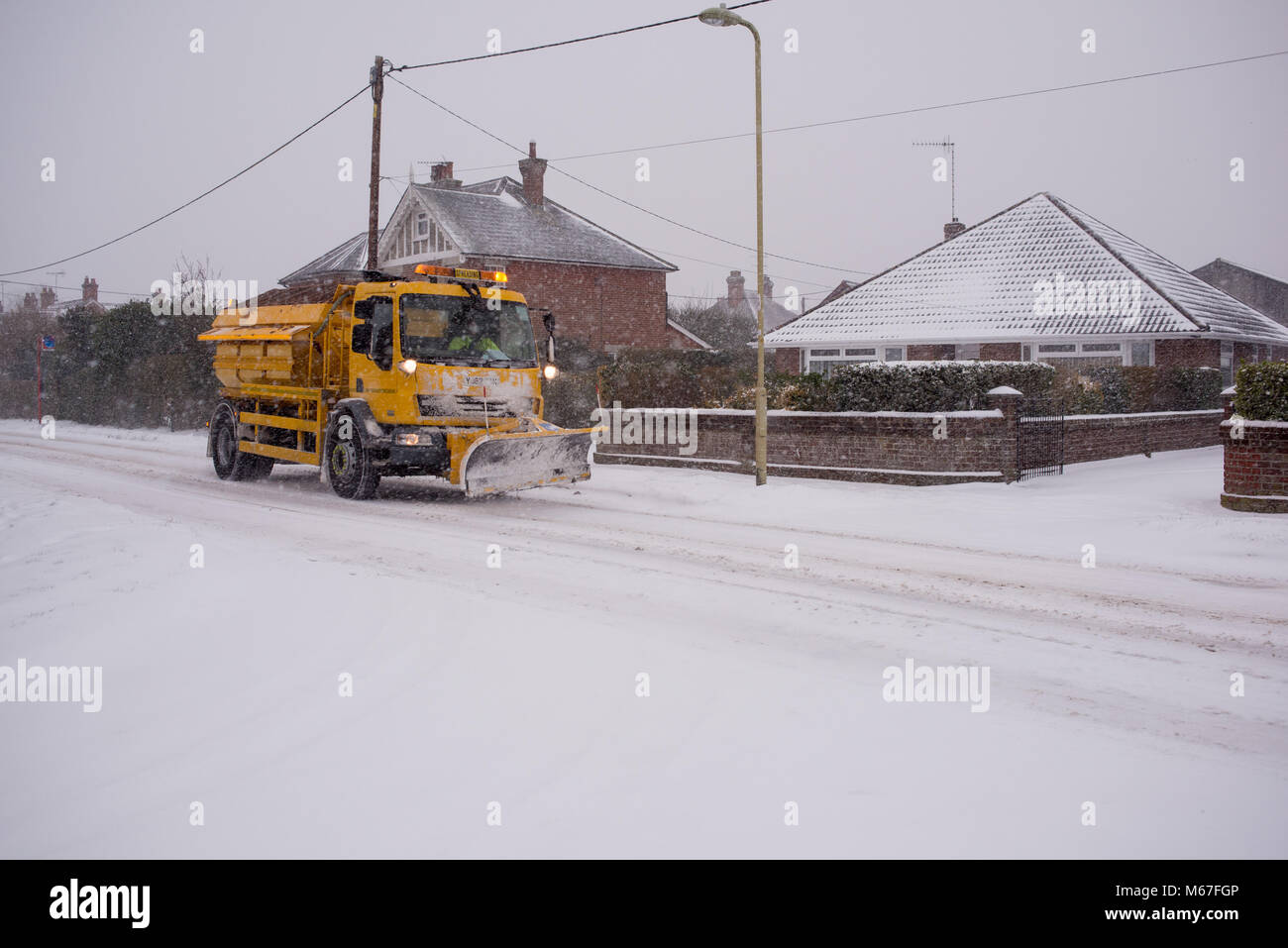 Snow plough hi-res stock photography and images - Alamy