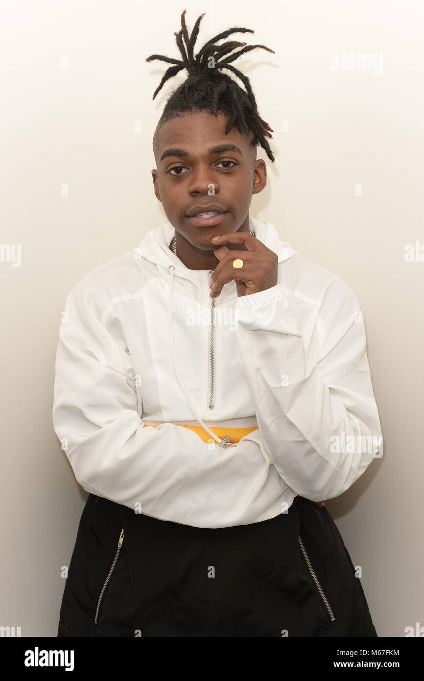 Hollywood, FL, USA. 28th Feb, 2018. Paxton Ingram poses for a portrait ...