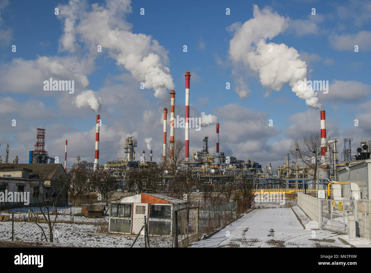 Gdansk, Poland 1st Jan. 2018 Oil refiner PKN Orlen signed a letter of ...