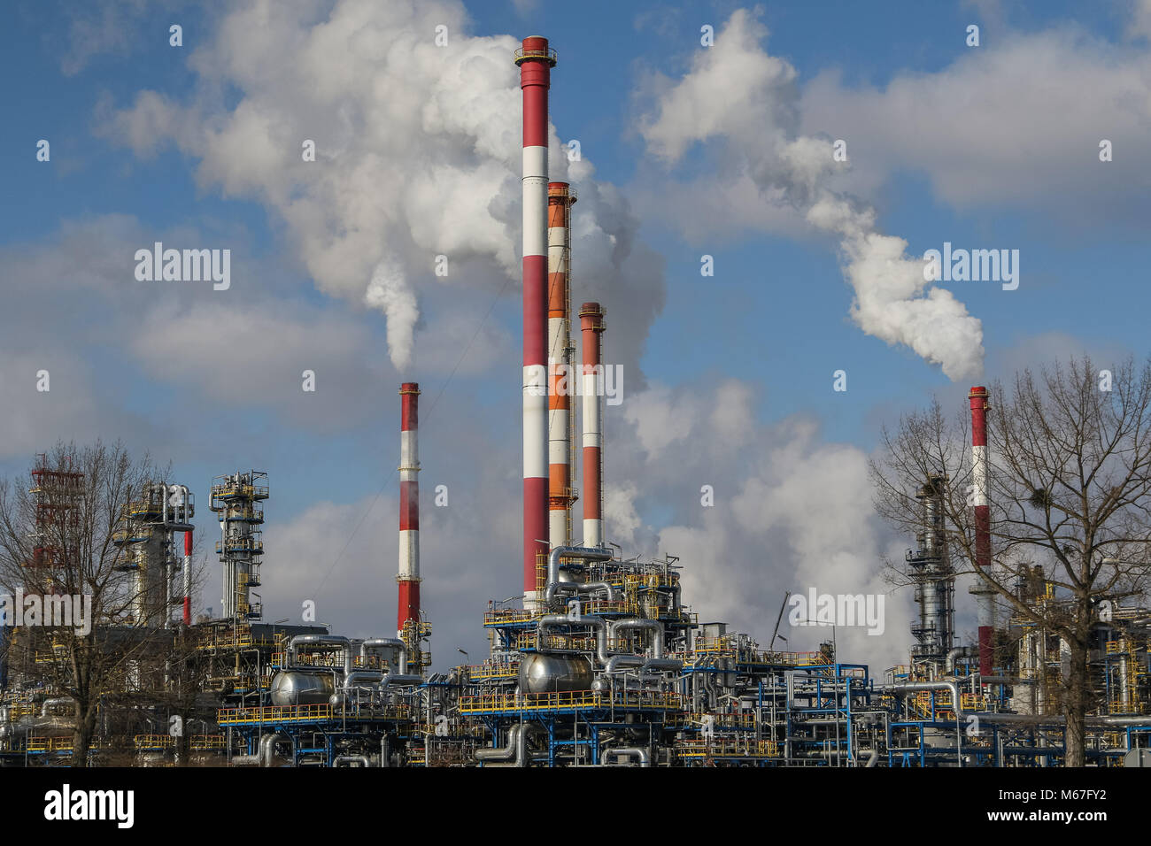 Gdansk, Poland 1st Jan. 2018 Oil refiner PKN Orlen signed a letter of ...