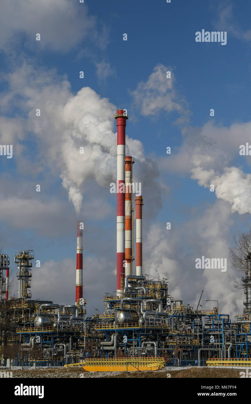 Gdansk, Poland 1st Jan. 2018 Oil refiner PKN Orlen signed a letter of ...