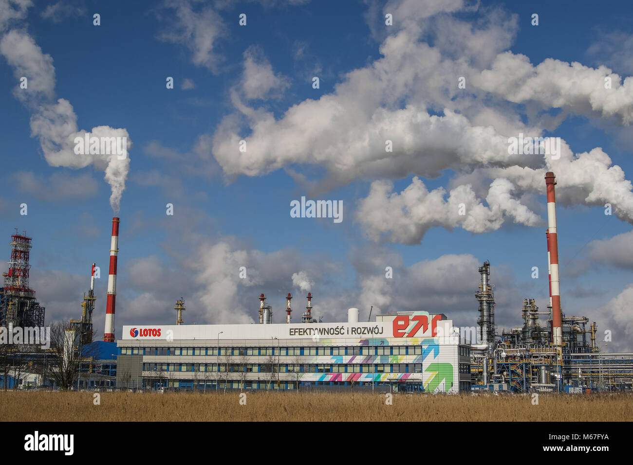 Gdansk, Poland 1st Jan. 2018 Oil refiner PKN Orlen signed a letter of ...