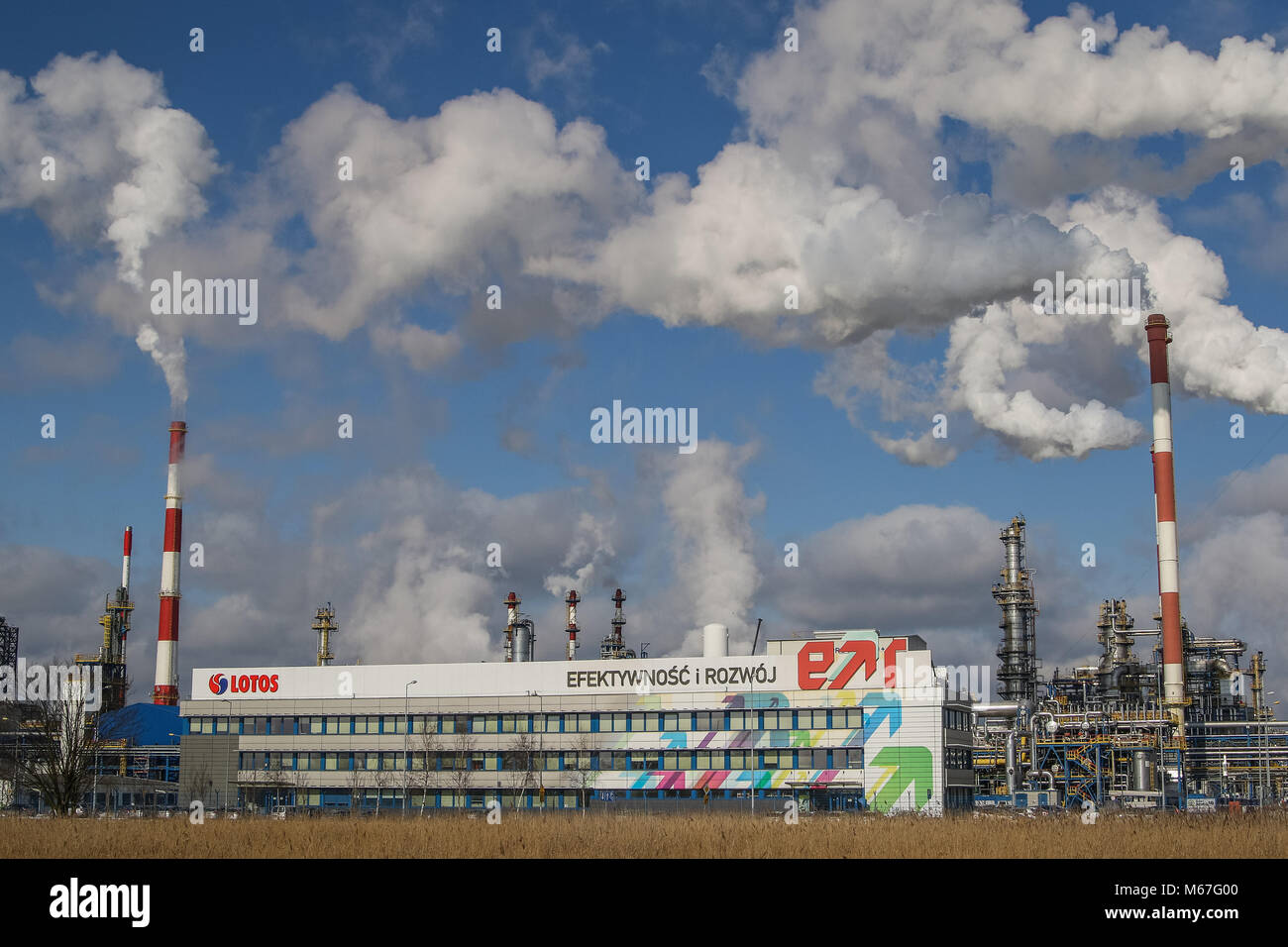 Gdansk, Poland 1st Jan. 2018 Oil refiner PKN Orlen signed a letter of ...
