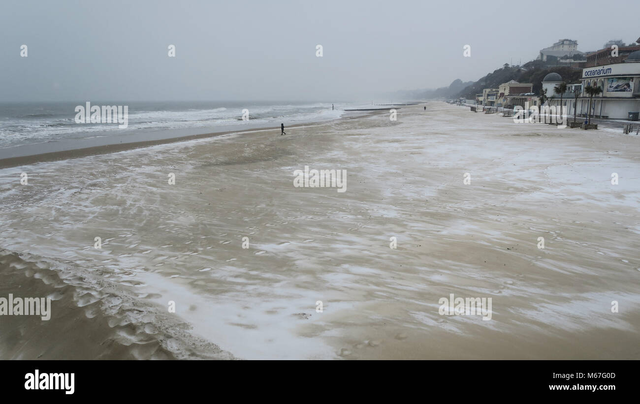 Bournemouth snow march 2018 hi-res stock photography and images - Alamy